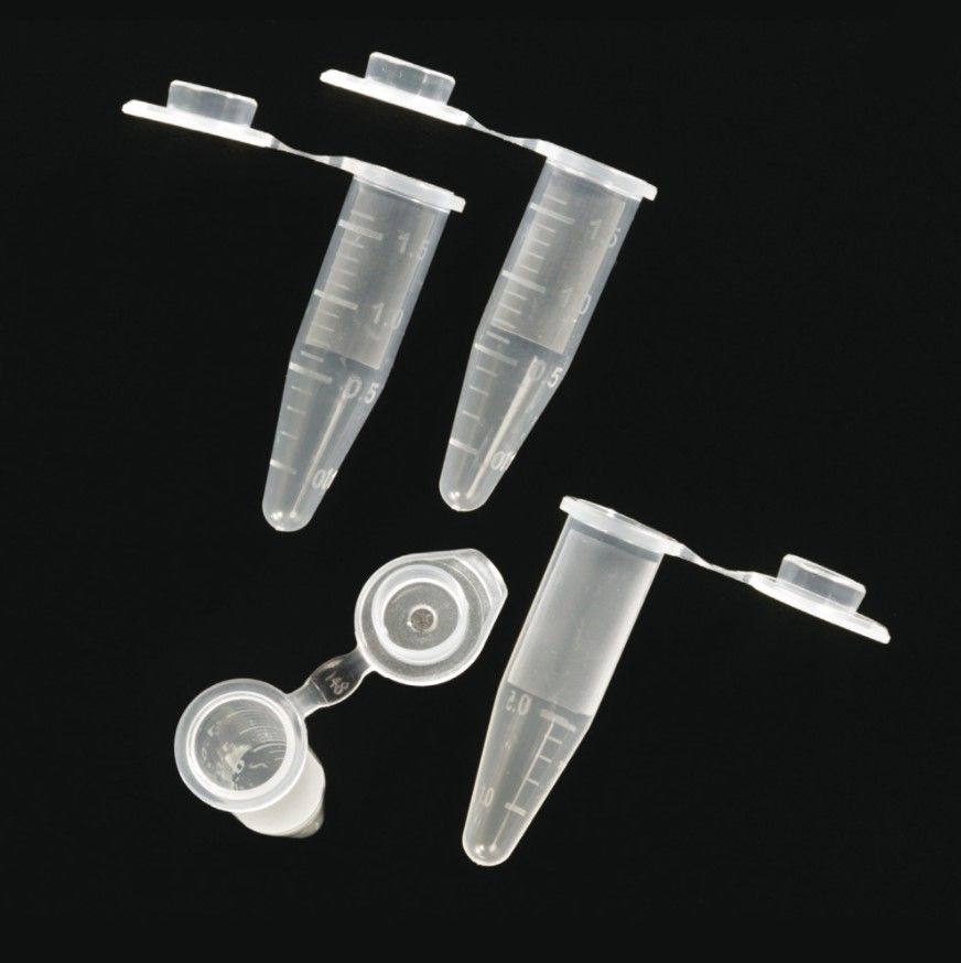 Eppendorf tubes with pierceable caps, in several colors and sizes ...