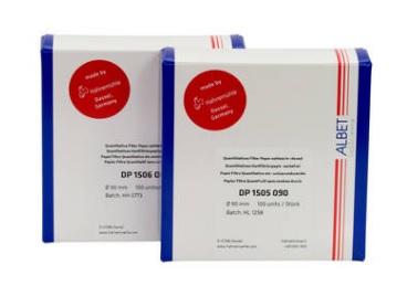 Quantitative ash-free filter papers that are firm even when wet ...