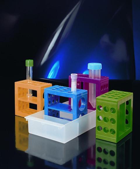 Universal tube stand in bright colors - Laboreszköz katalógus